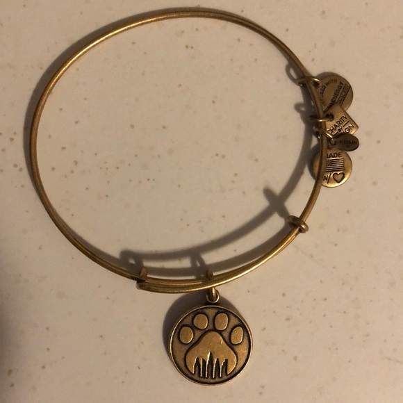Alex and Ani | Jewelry | Alex And Ani Paw Print Rafaelian Gold Finish | Poshmark